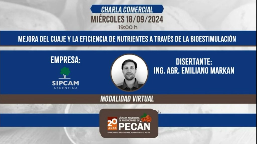 Charla SIPCAM: Mejora del cuaje y la eficiencia de nutrientes a través ...